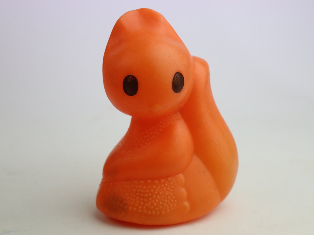 Soviet Plastic Toy Squirrel. Soviet Toy. Vintage Toy. Soviet Animals ...