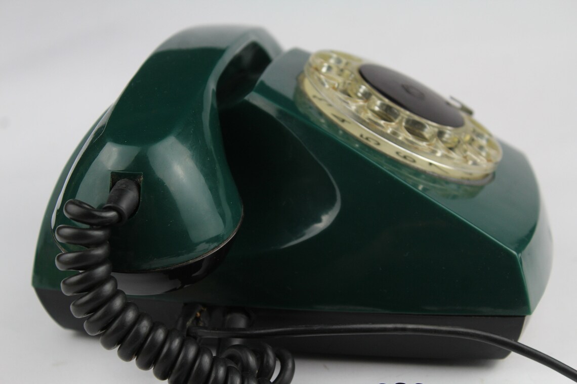 Soviet phone 1980. Desk phone. rotary phone. Disk phone. old | Etsy