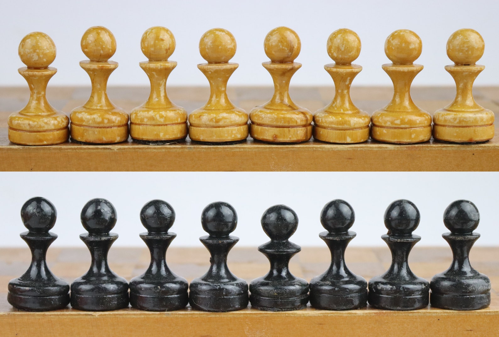 Soviet Small Chess Set USSR Chess Set Wooden Chess Set USSR - Etsy