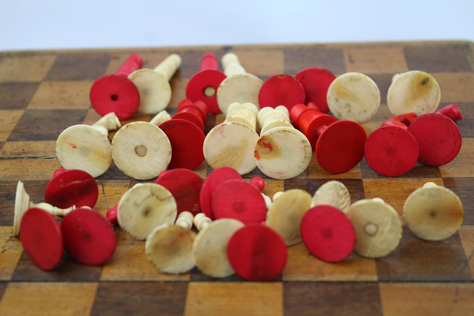 Rare Antique Chess Set Small Chess Set Antique Chess Set - Etsy