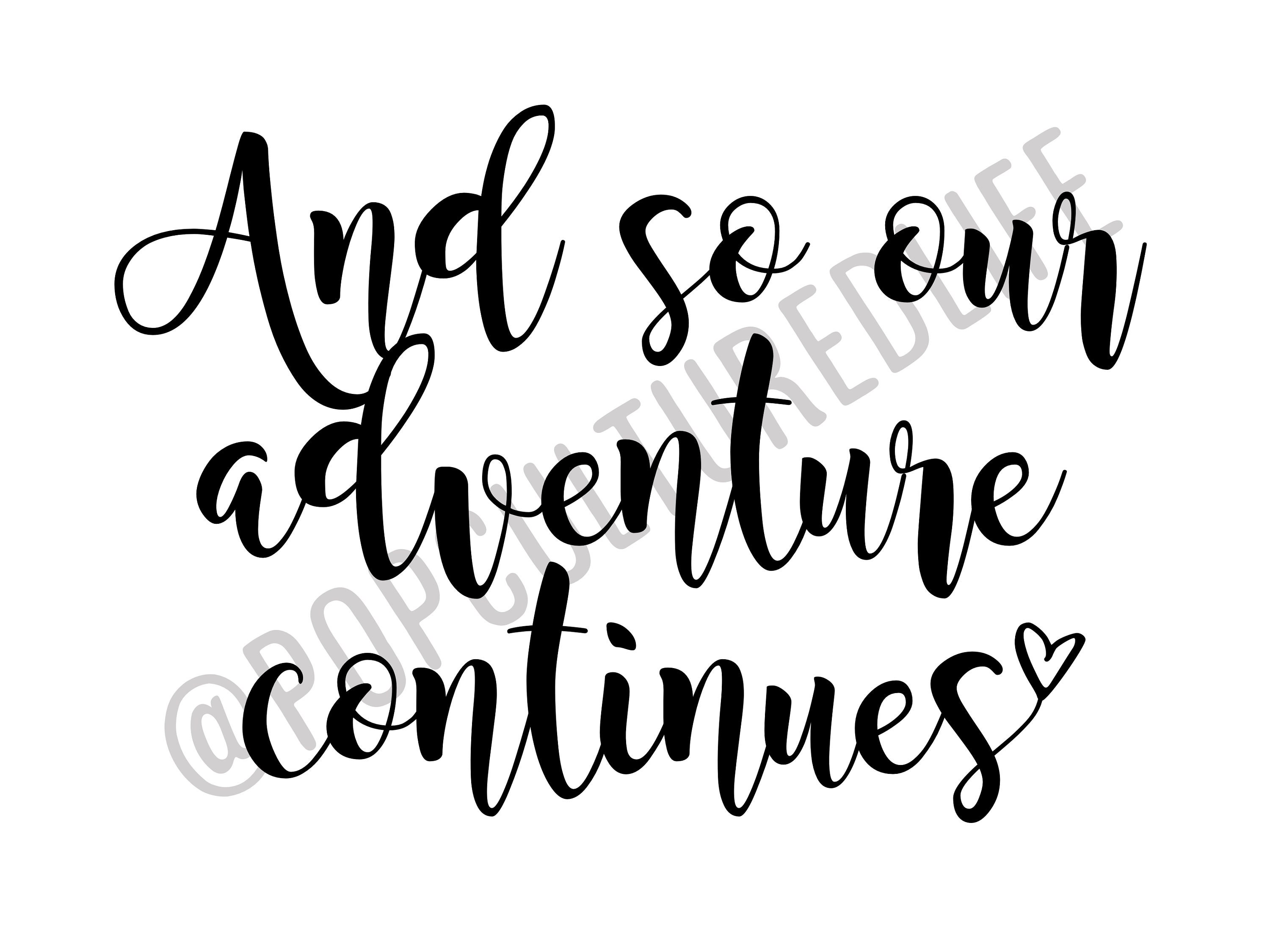 Digital Prints and so Our Adventure Continues Anniversary - Etsy Canada