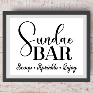 Sundae Bar - Etsy