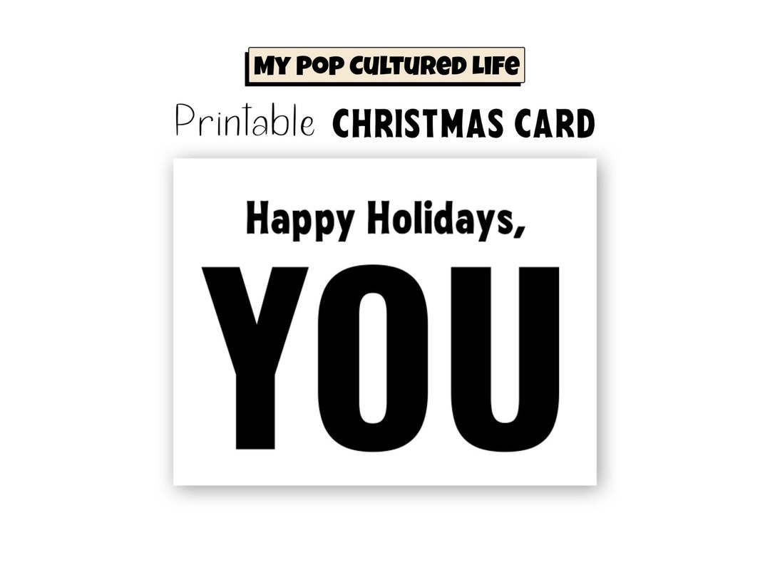 Printable Christmas Cards Happy Holidays Card Happy Etsy UK printable-christmas-cards-happy-holidays-card-happy-etsy-uk