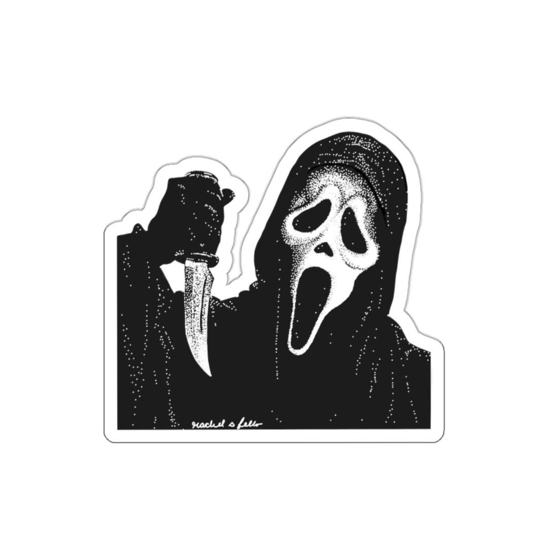 Scary Movie Stipple Fan Art Die-cut Stickers - Etsy