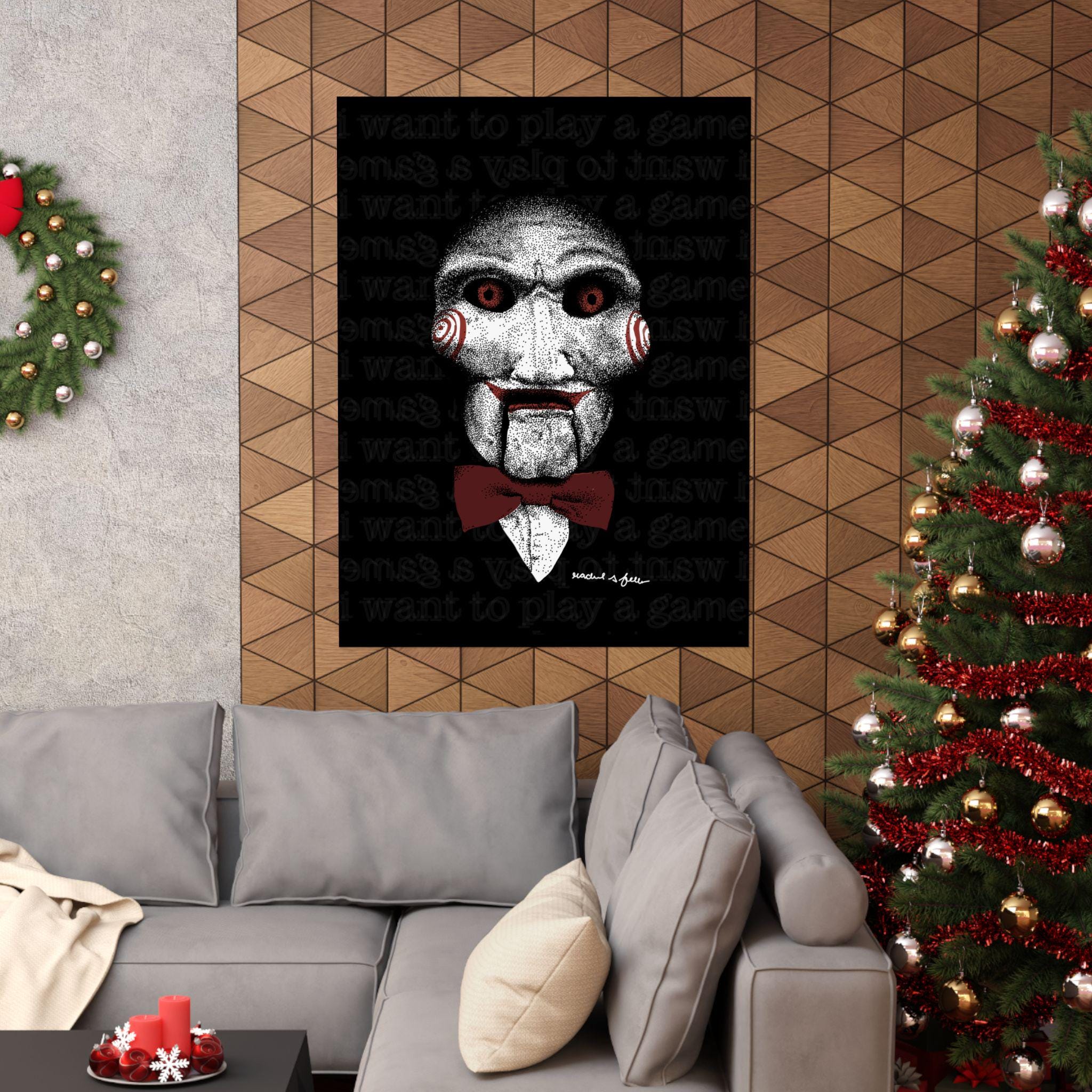 Jigsaw Billy Saw | Digital Printable | Stipple Art | Original Fan Art ...