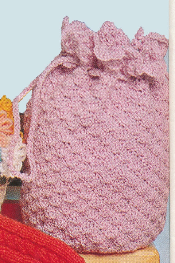 Vintage Crochet Bag Pattern - Etsy