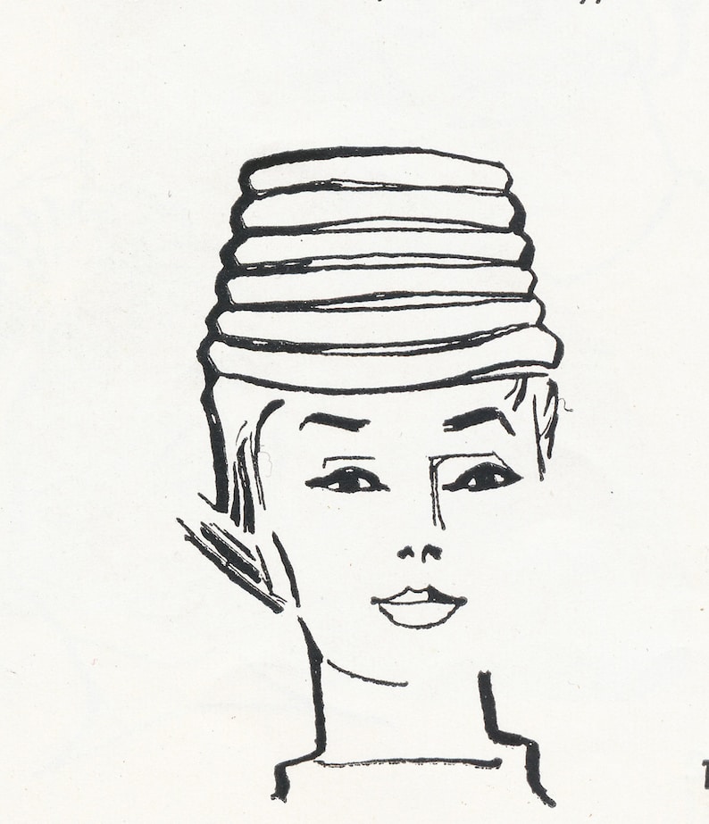 Vintage 1950's Crochet Fez Hat Pattern - Etsy