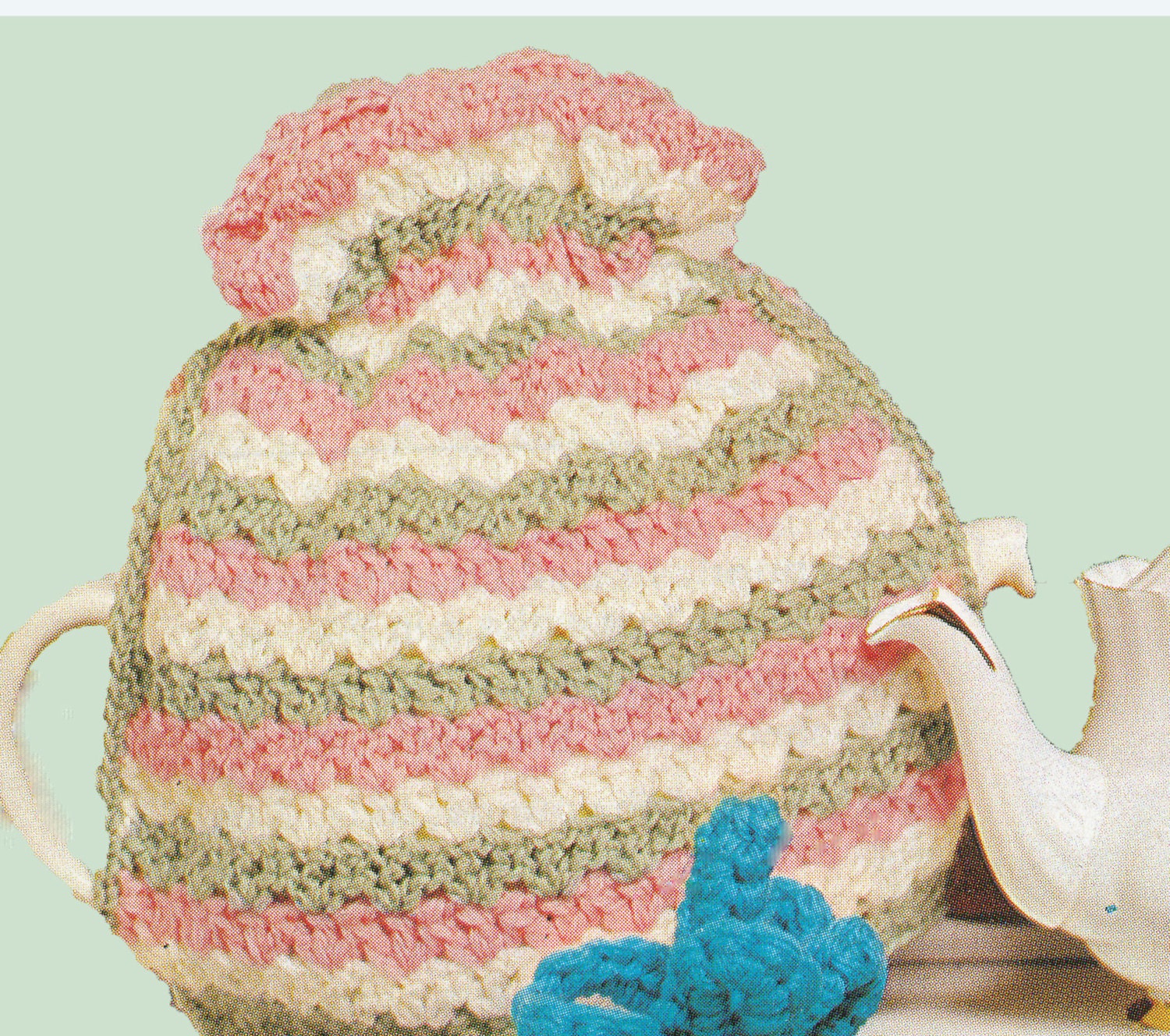 Vintage Crochet Tea Cozy Pattern - Etsy