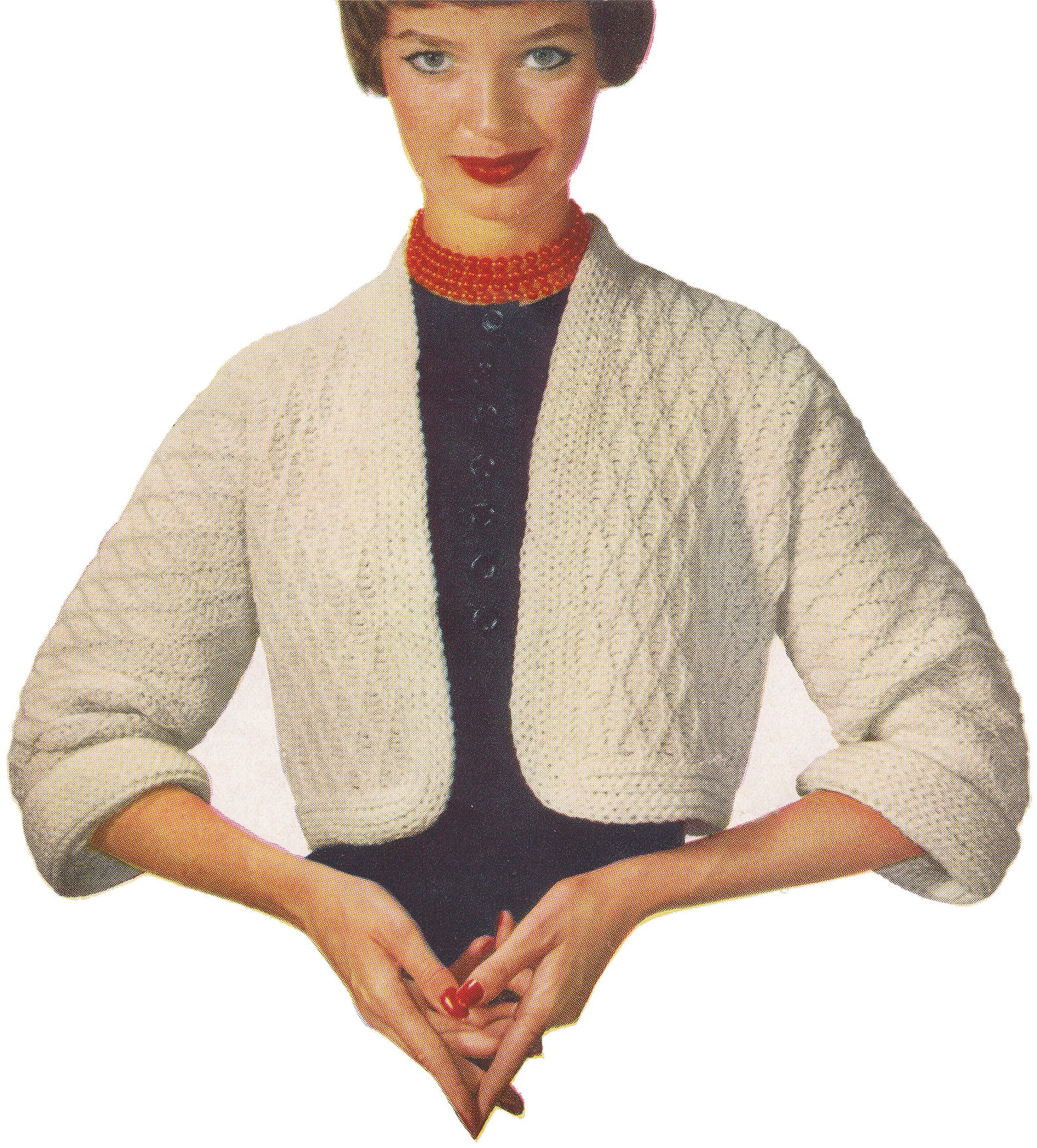 Vintage Crochet Bolero Jacket Pattern - Etsy