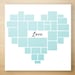 20x20" Heart Photo Collage Template | Love Photo Collage Template ...