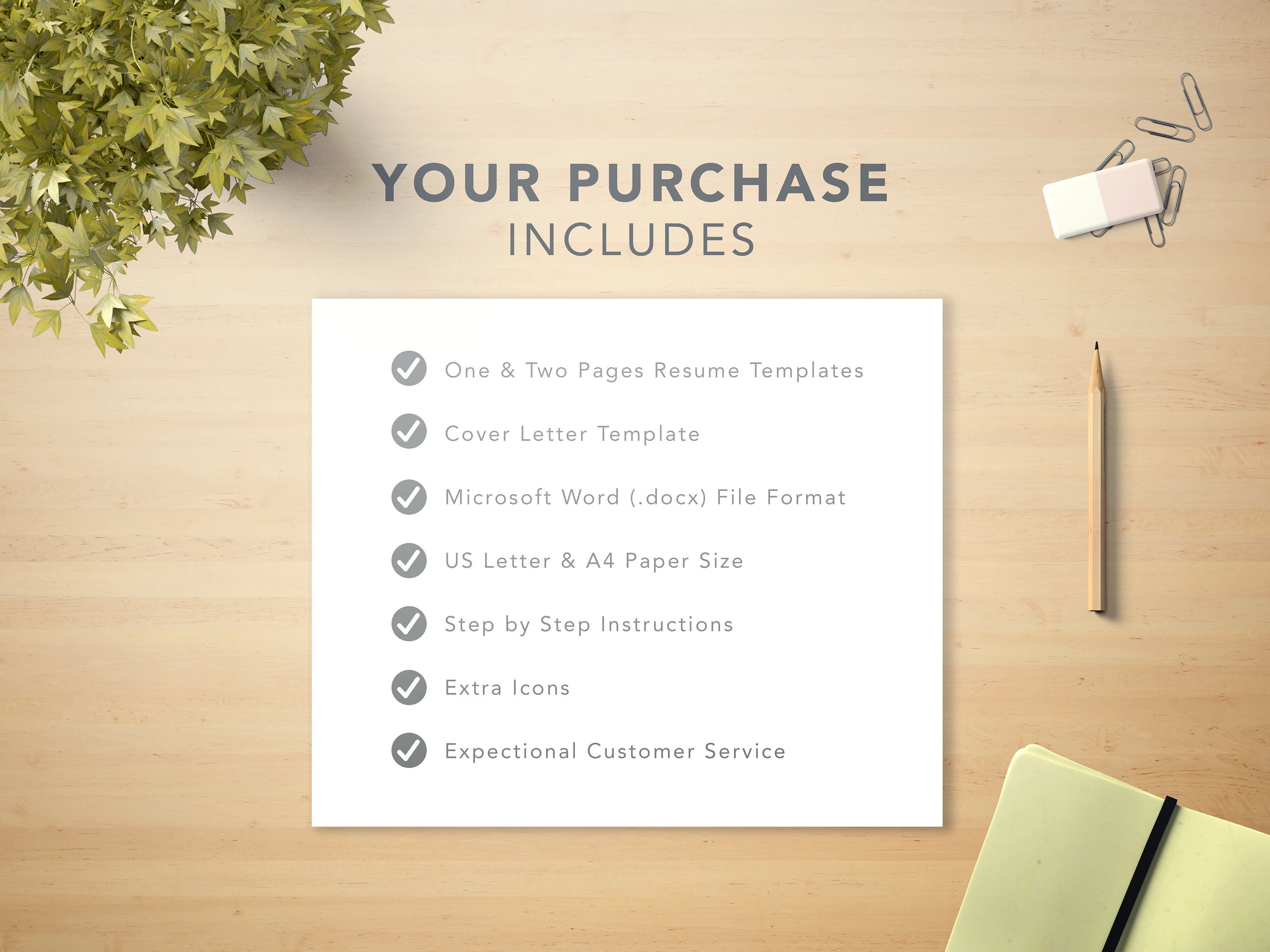 Modern Resume Template for Word | Two-column Design | Creative ...
