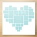 20x20" Heart Photo Collage Template | Photoshop Collage | Custom ...