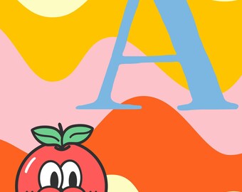 Classroom Math Alphabet, Retro Groovy Classroom Decor, Classroom ...