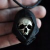 Skull Keychains, Gothic Style Key Fobs, Camouflage Fabric Keychain ...