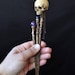 Realistic Human Skull Hair Sticks Realistic Tree Branch Hair - Etsy