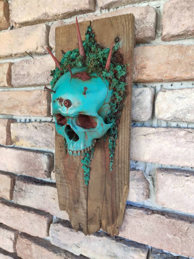 Decorative Fantasy Skull Art Gothic Skull Wall Decor Fantasy - Etsy