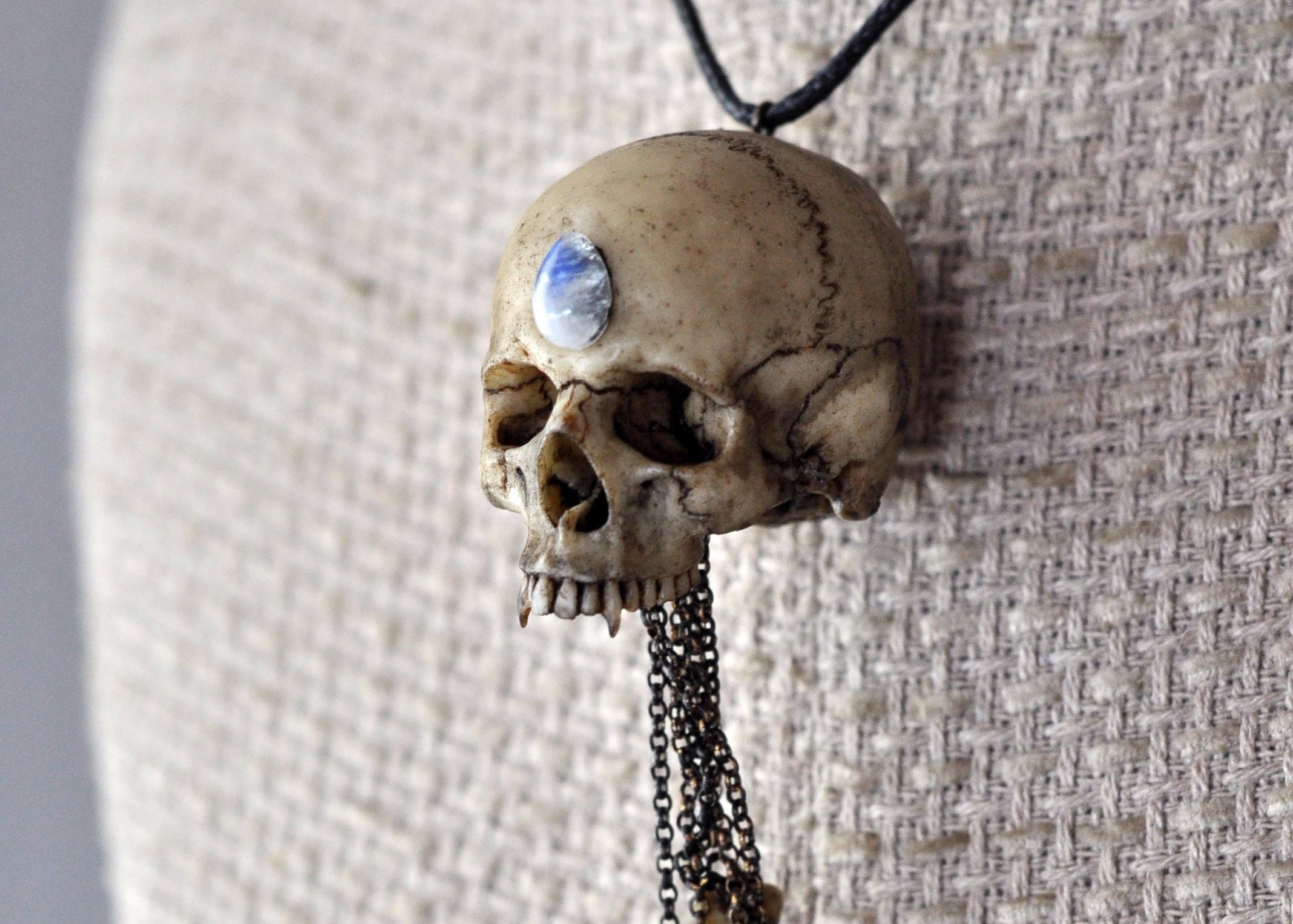 High Detailed Realistic Vampire Human Skull Necklace Realistic Bones and Skull Pendant Gothic Style Jewelry Gothic Accessories Etsy Canada