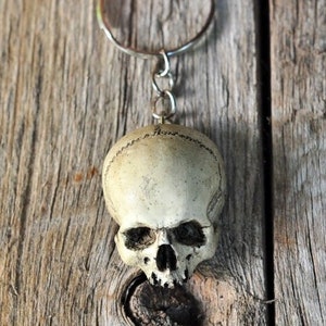 Skull Keychains, Gothic Style Key Fobs, Camouflage Fabric Keychain ...