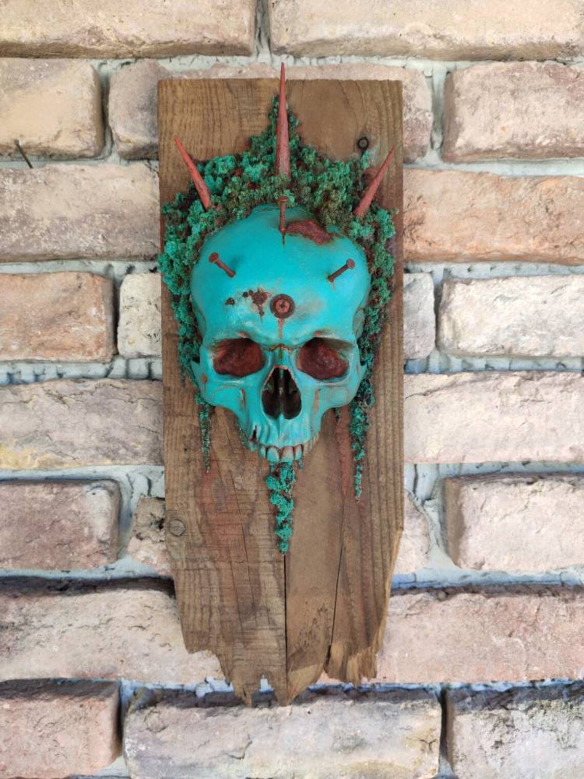 Decorative Fantasy Skull Art Gothic Skull Wall Decor Fantasy - Etsy