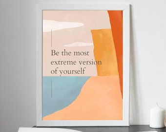 Printable Wall Art Prints, Be the Best Version of You, Home Decor ...