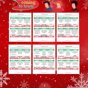 Christmas Trivia Game, Holiday Trivia Game, Christmas Printable Game ...