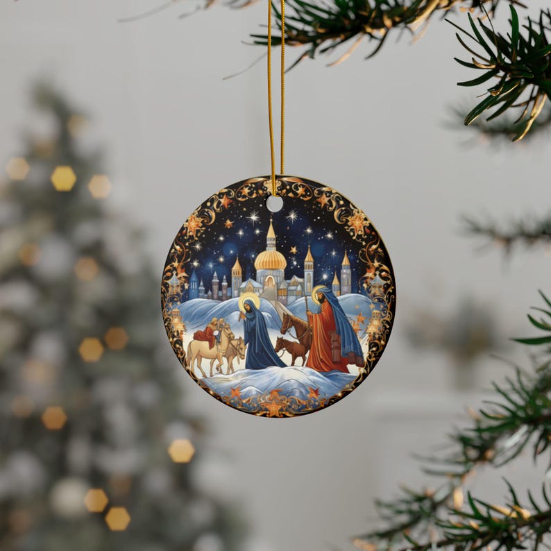 Orthodox Christmas, Jesus Christmas Ornament, Religious Christmas ...