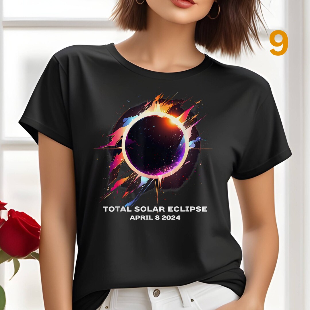Total Solar Eclipse 2024 T-shirt: North America Tour Astrology Gift - Etsy