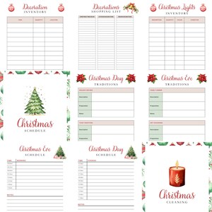 Ultimate Christmas Planner: Holiday Budget, Gift List, Menu (digital ...