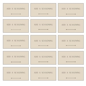 Editable Spice Jar Label Template: Modern Printable Design (digital ...