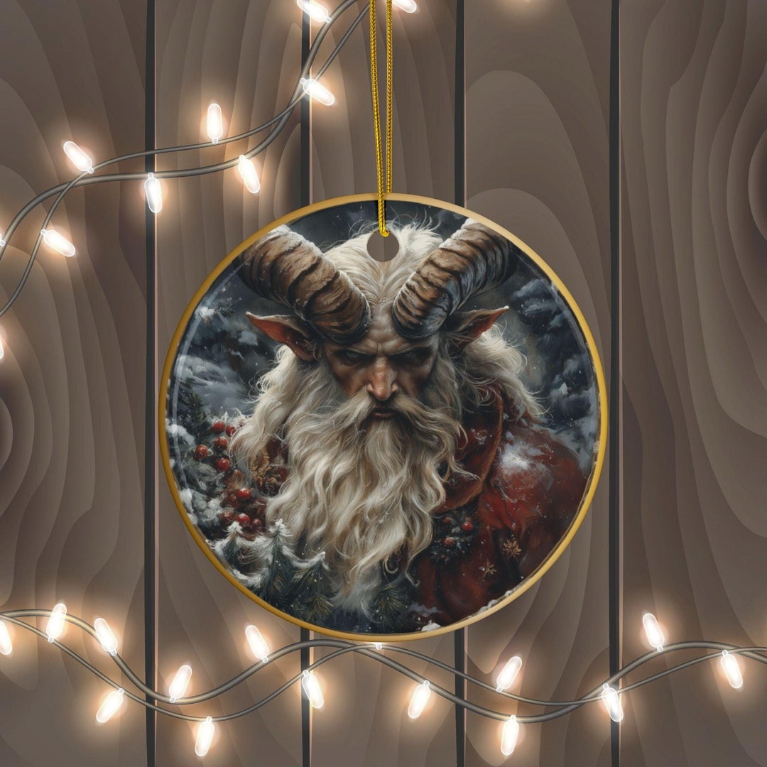 Krampus Nutcracker, Mythical Gothic Demon Figurine, Unique Dark ...