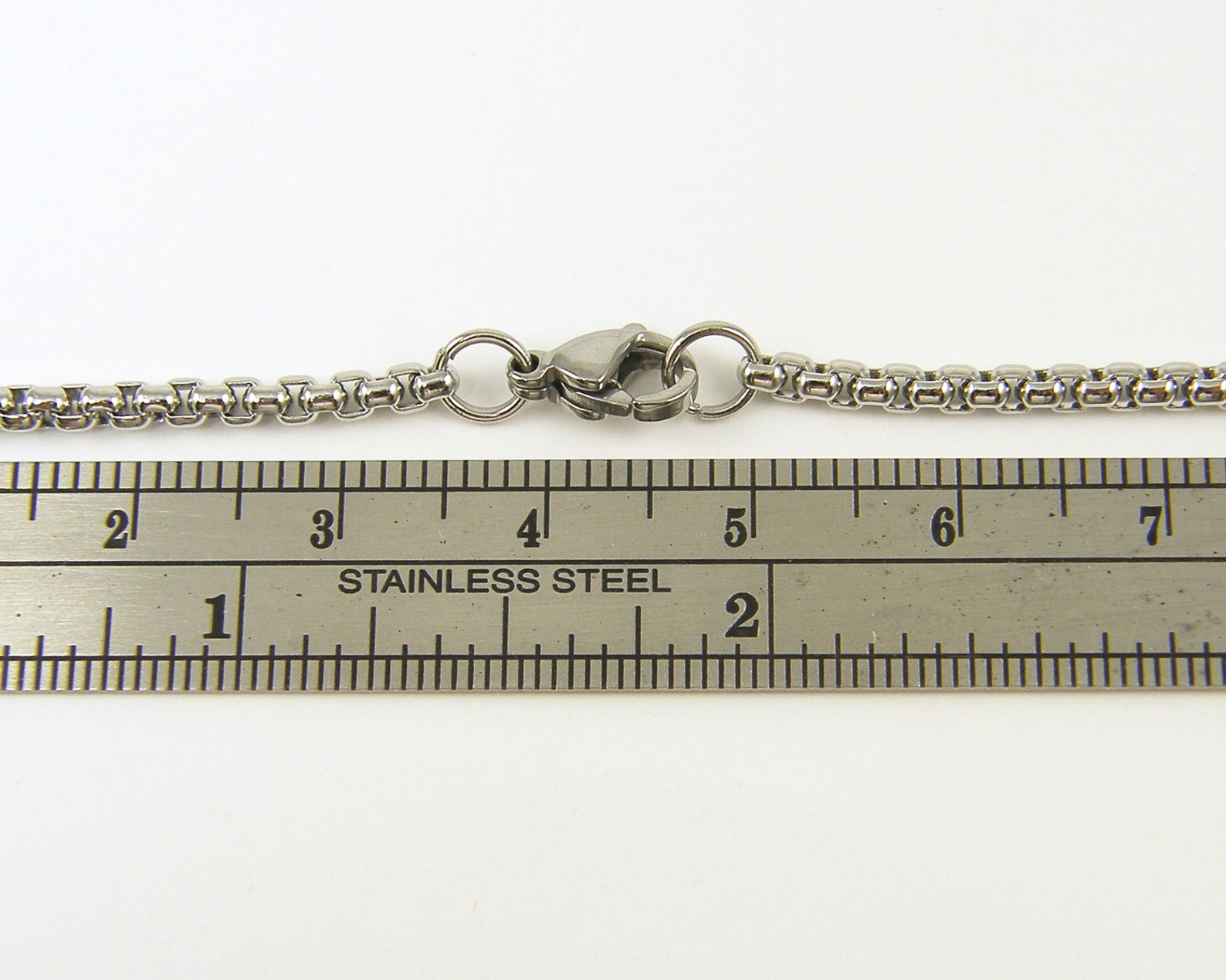 Steel Box Chain Men's Steel Chain Women's Box Chain - Etsy