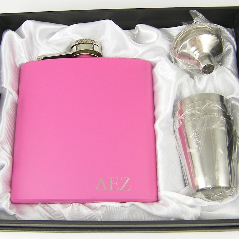 Monogram Flask - Etsy