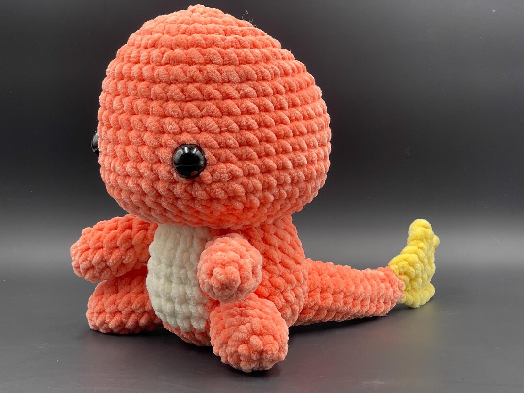Crochet Charmander Amigurumi Pokemon Soft Plush Stuffed Animal Toy ...