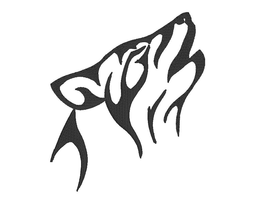 Wolf Machine Embroidery Design, Animal Digital Download Embroidery ...
