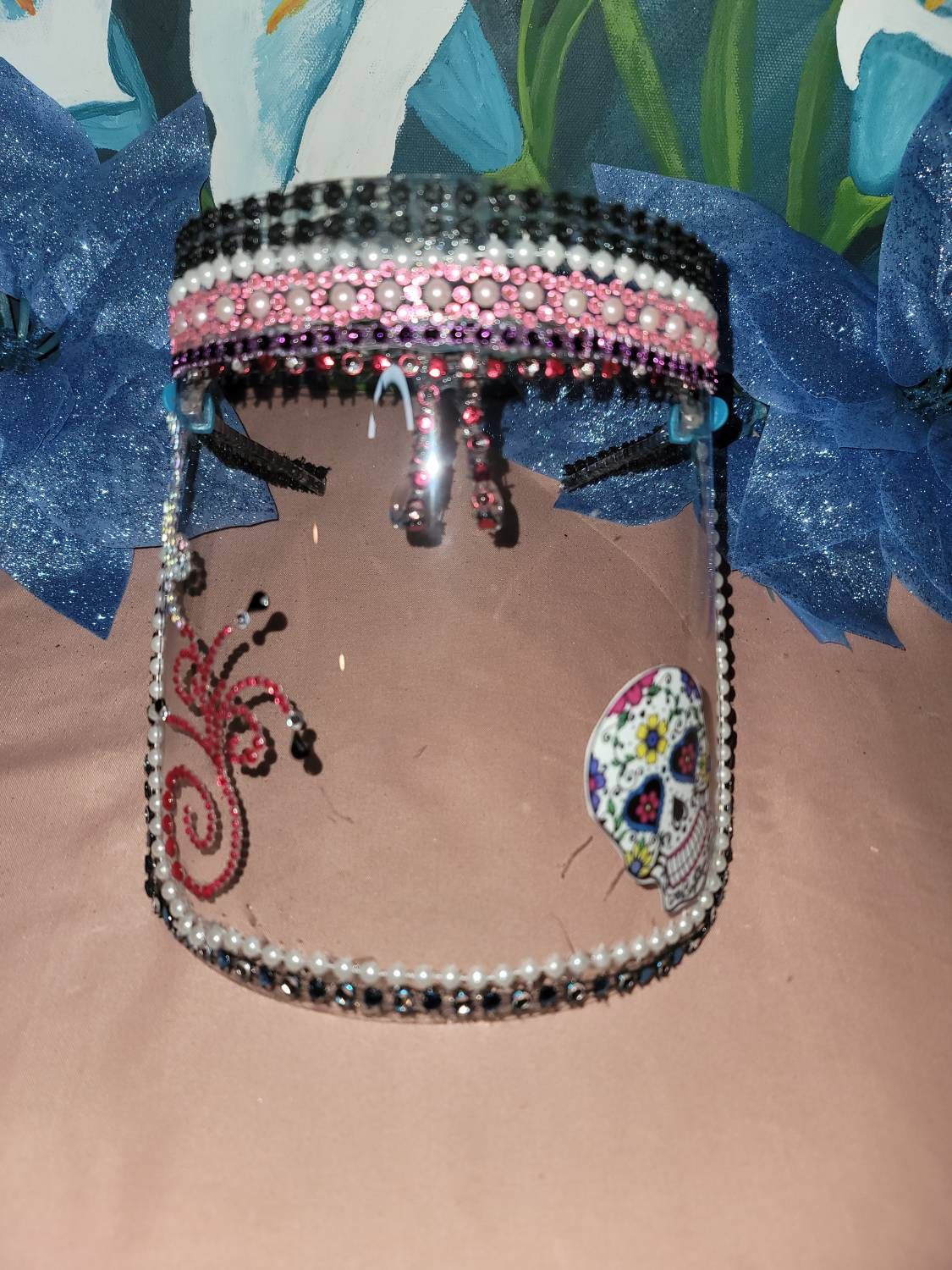 Cute Blinged Out Face Sheilds - Etsy