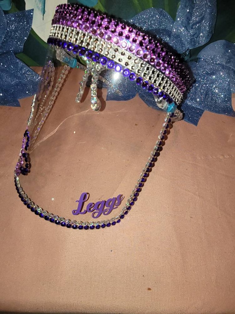 Cute blinged out face sheilds | Etsy