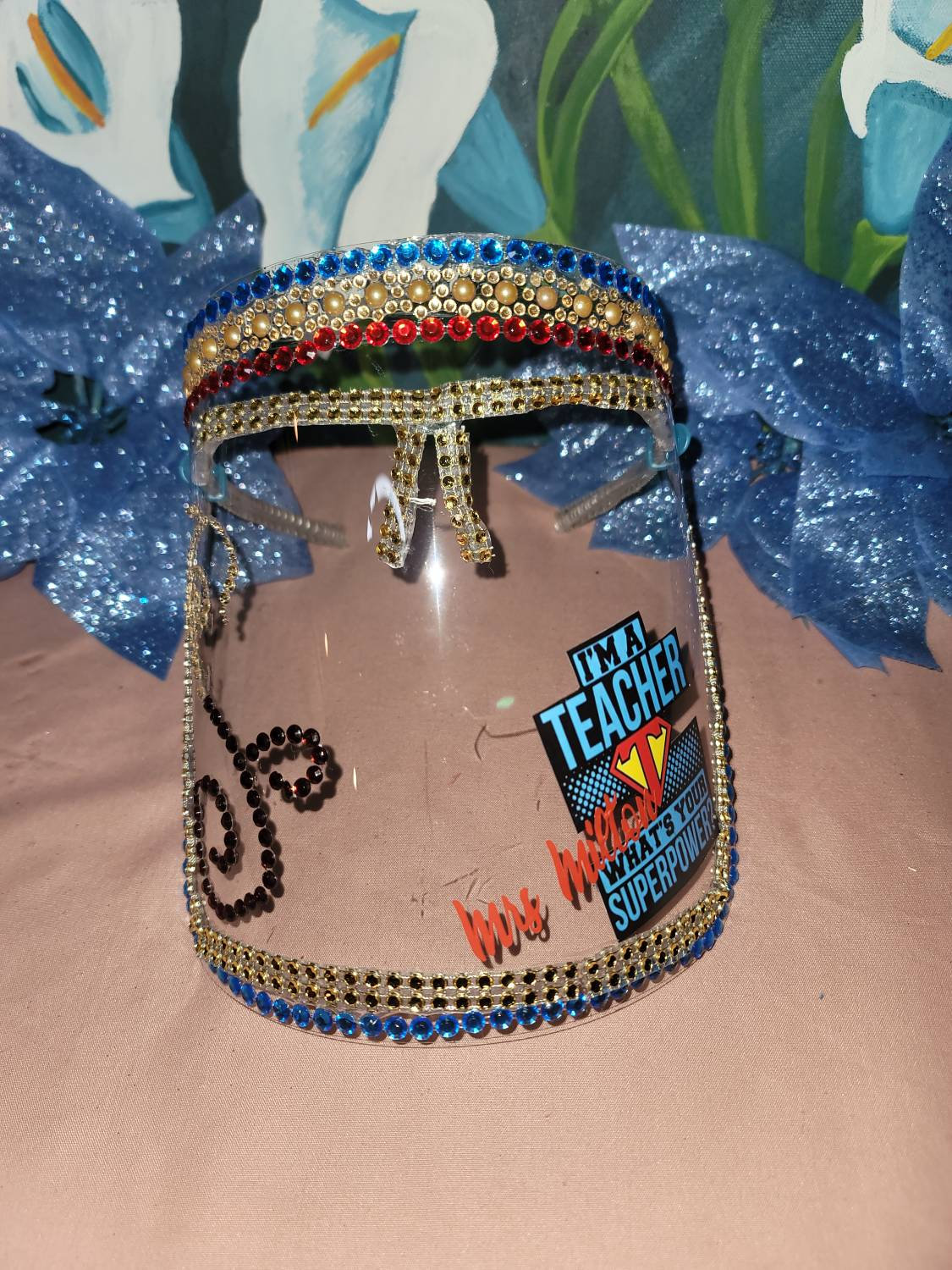 Cute Blinged Out Face Sheilds - Etsy