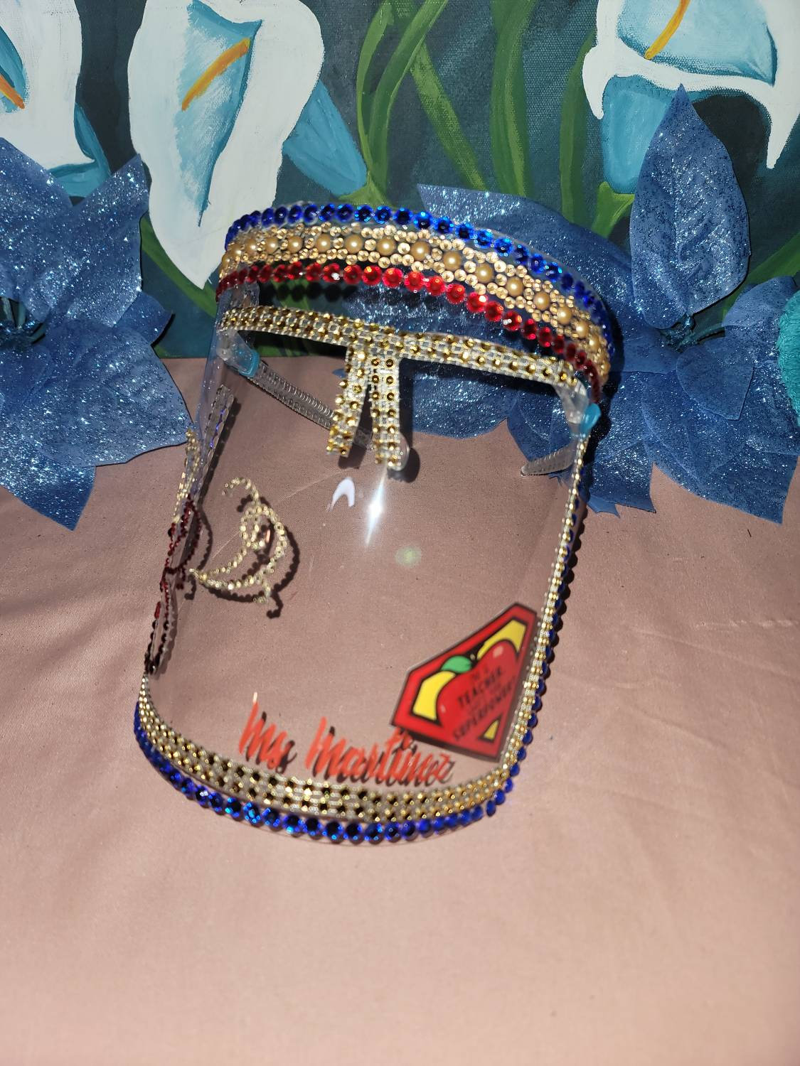 Cute Blinged Out Face Sheilds - Etsy