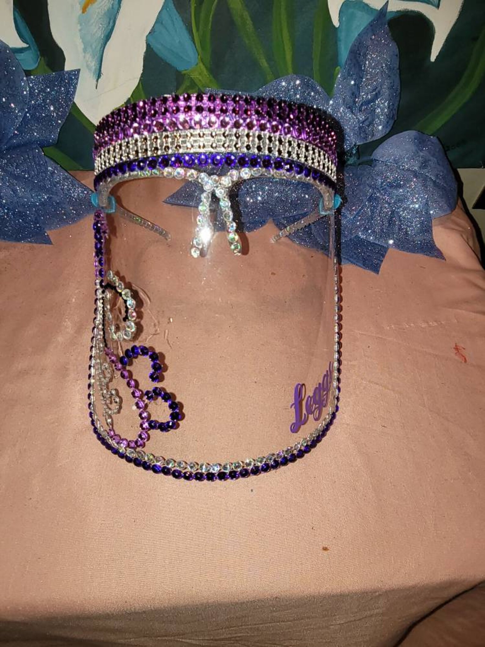 Cute Blinged Out Face Sheilds - Etsy