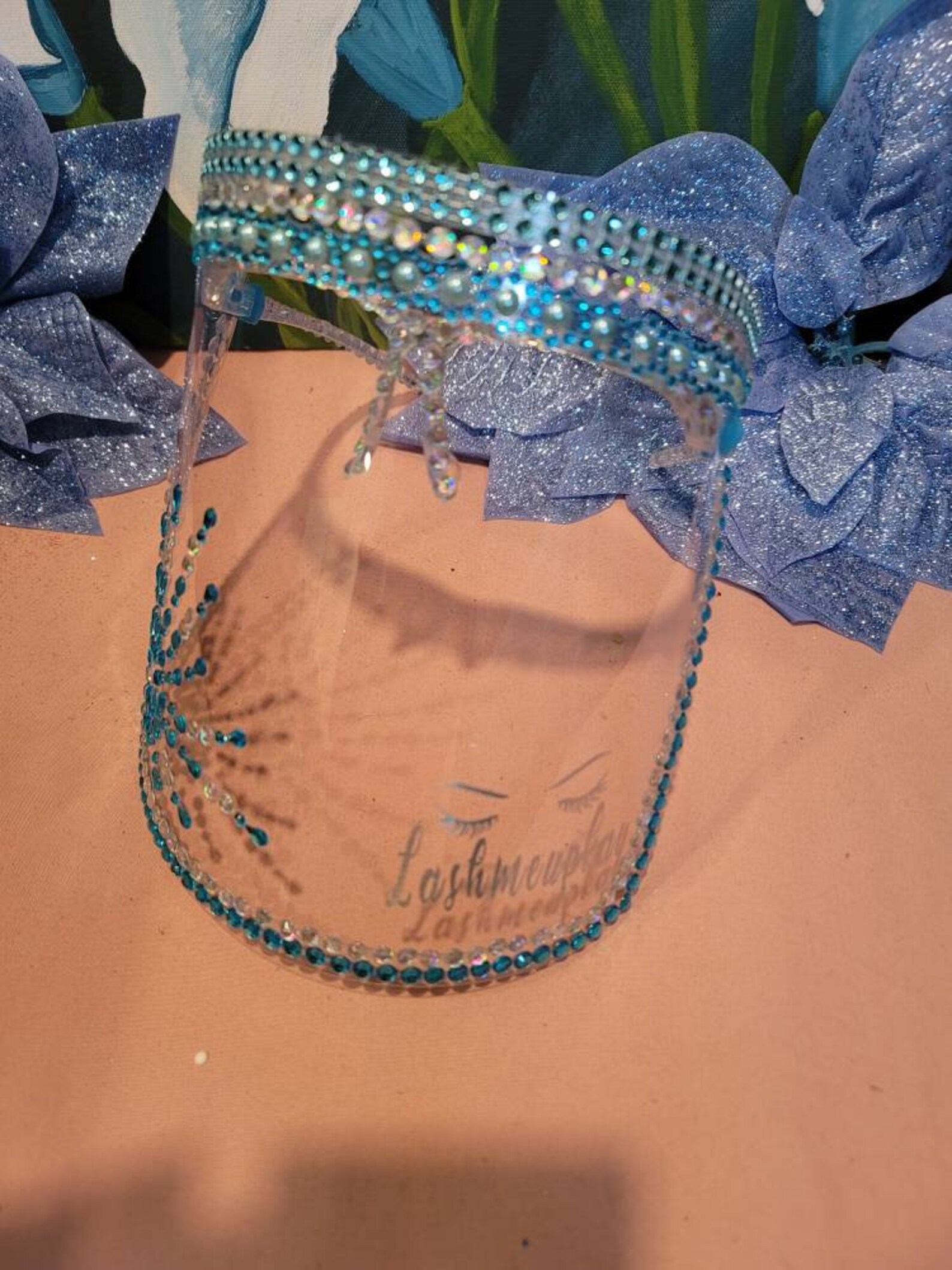 Cute blinged out face sheilds | Etsy