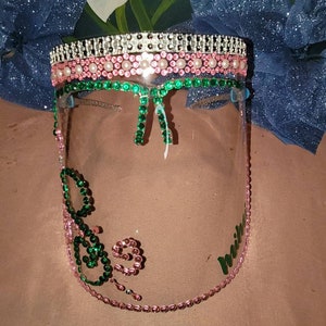 Cute Blinged Out Face Sheilds - Etsy