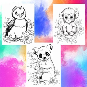 Coloring Pages - 25 Animal Printable Activity Sheets for Kids, Toddlers ...