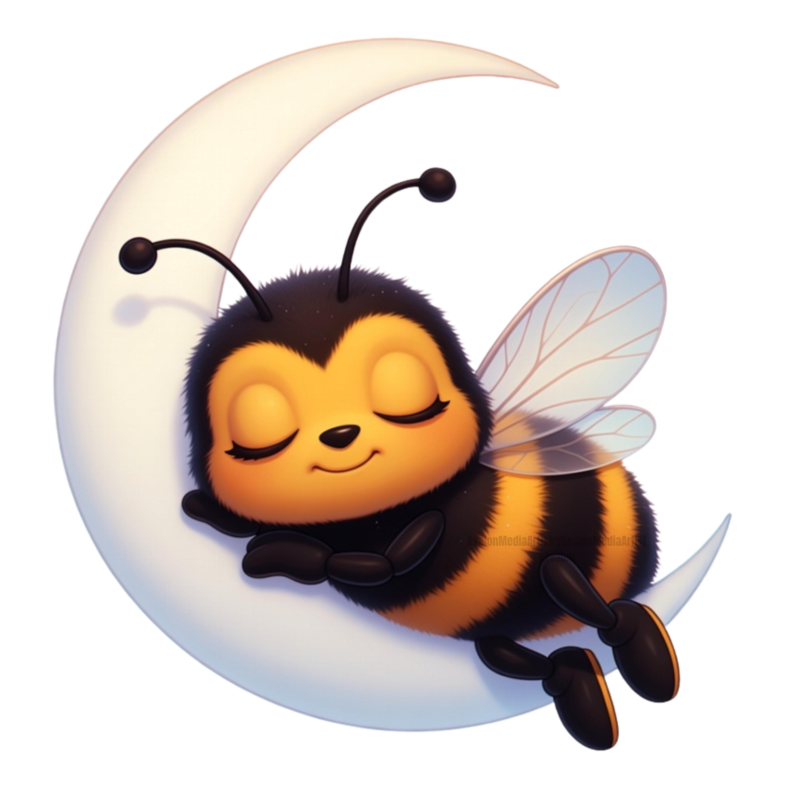 Bee Clipart Bundle, Honey Bee PNG & Flower Graphics for Kids Crafts ...