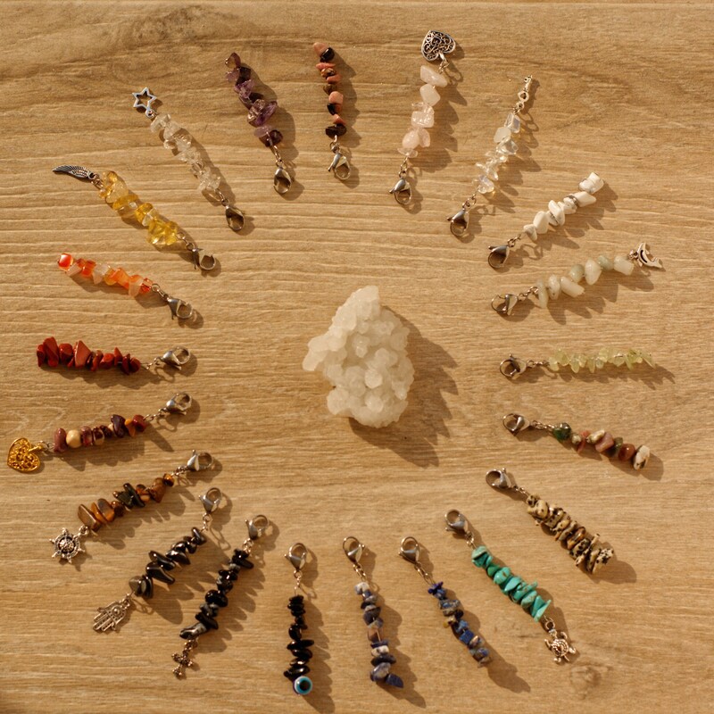 Crystal Keychain - Etsy