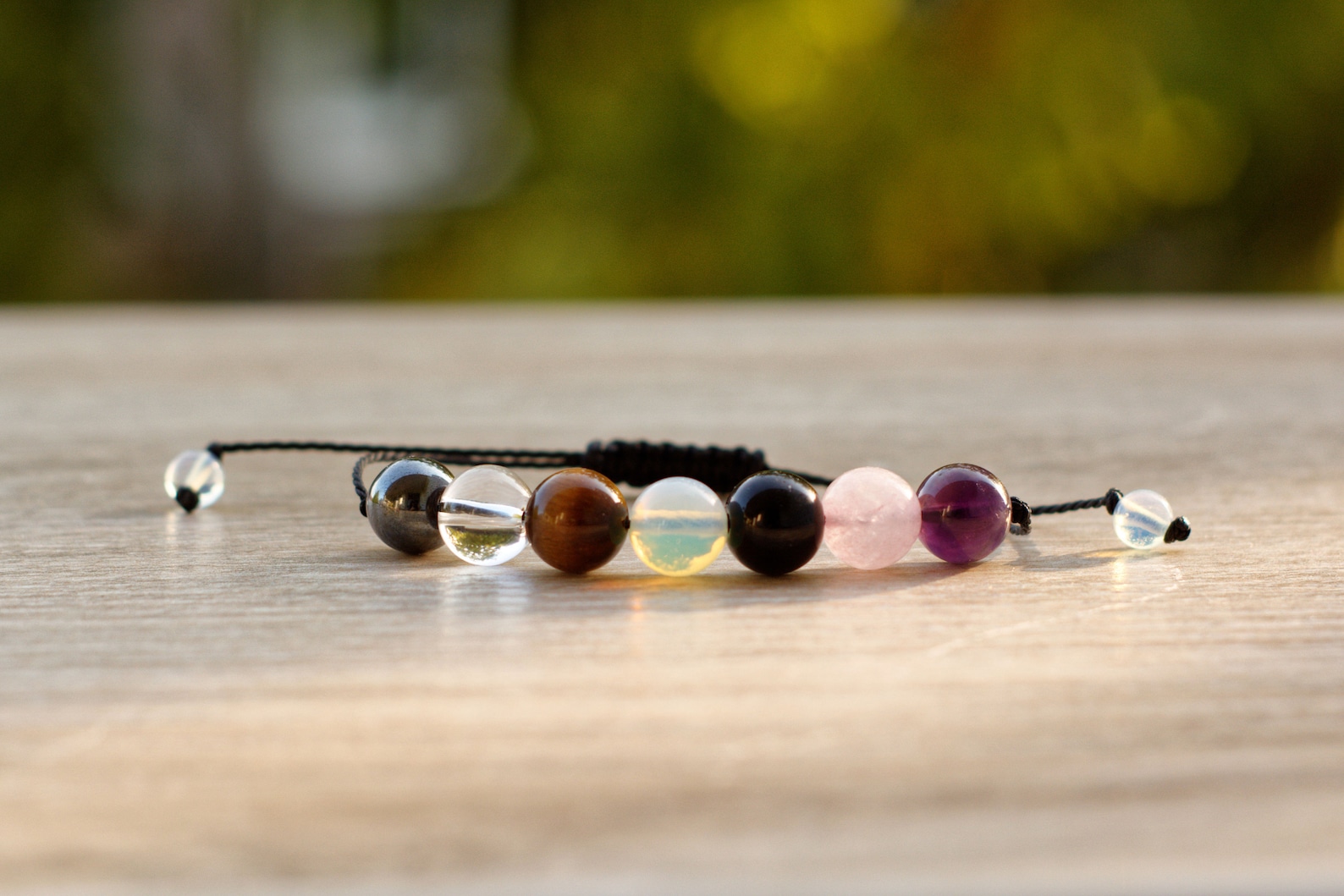 Empath Protection Bracelet Empath Crystals Aura Protection | Etsy