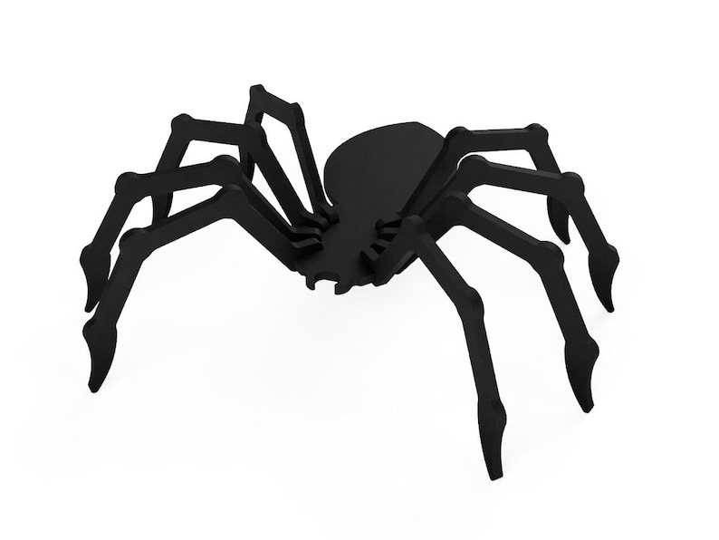 Spider - 3D Puzzle/ Digital File SVG/DXF for Laser or CNC, Halloween - Etsy