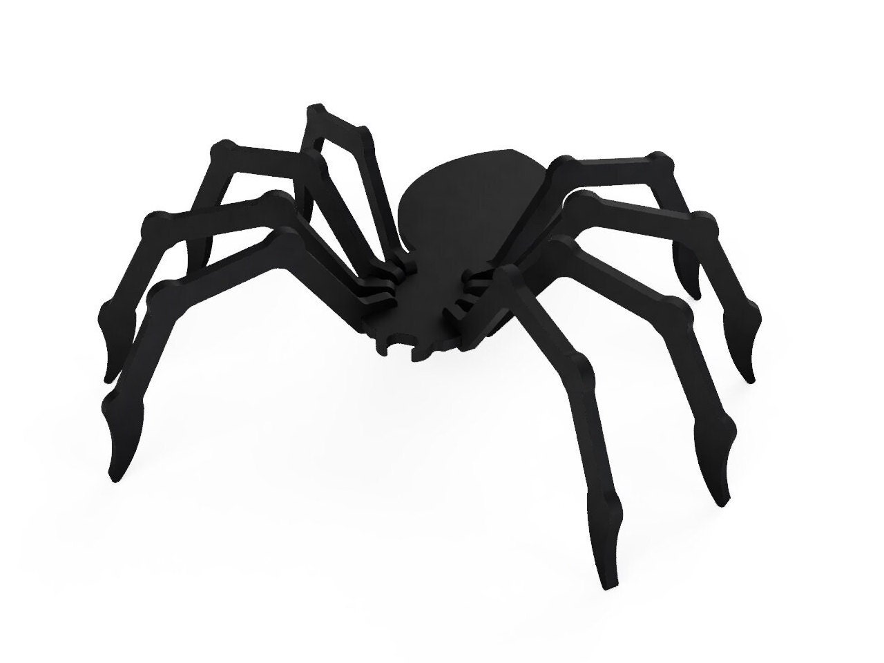 Spider - 3D Puzzle/ Digital File SVG/DXF for Laser or CNC, Halloween - Etsy