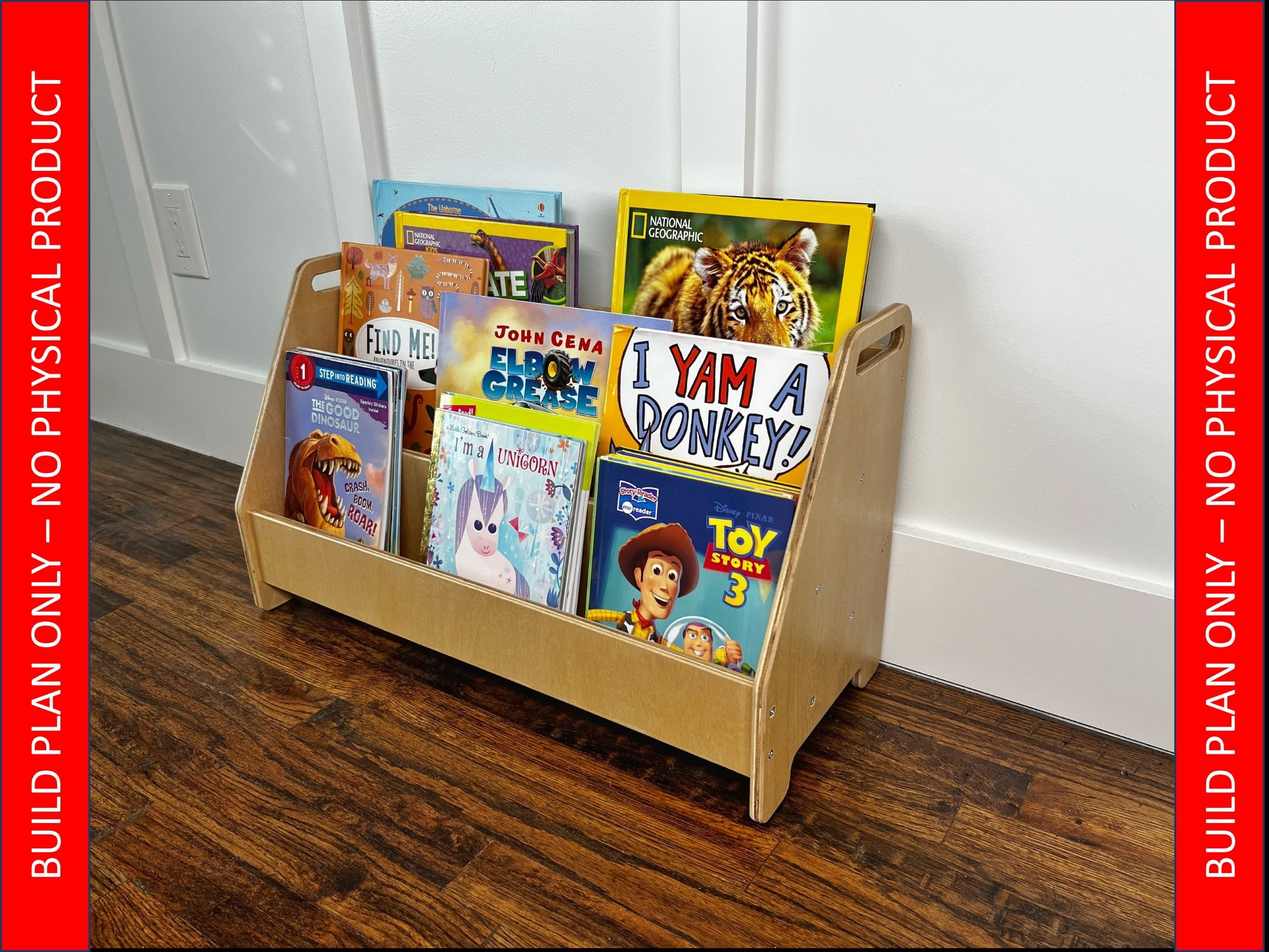 Montessori Bookcase for Kids - Digital Plans - Etsy