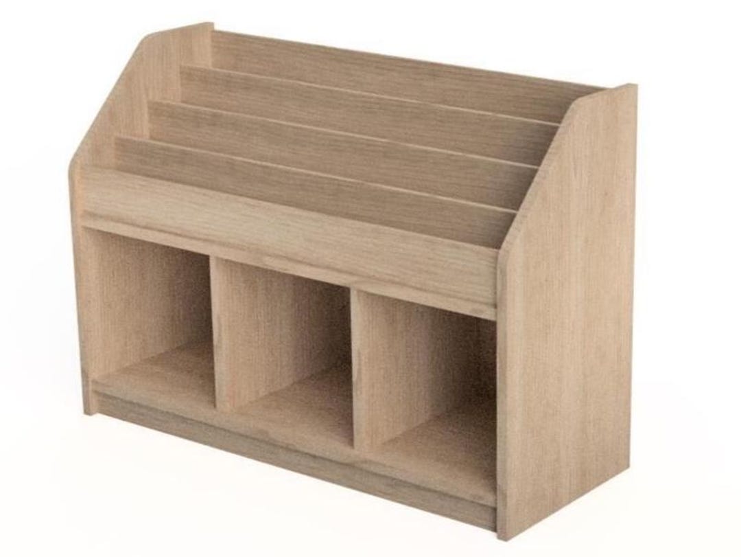 Montessori Bookcase and Cubby Digital Plans - Etsy