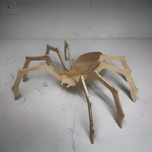Spider - 3D Puzzle/ Digital File SVG/DXF for Laser or CNC, Halloween - Etsy